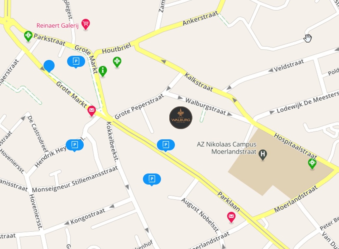 Parkeren vlakbij Kasteel Walburg - Infrastructuur - Kasteel Walburg ...